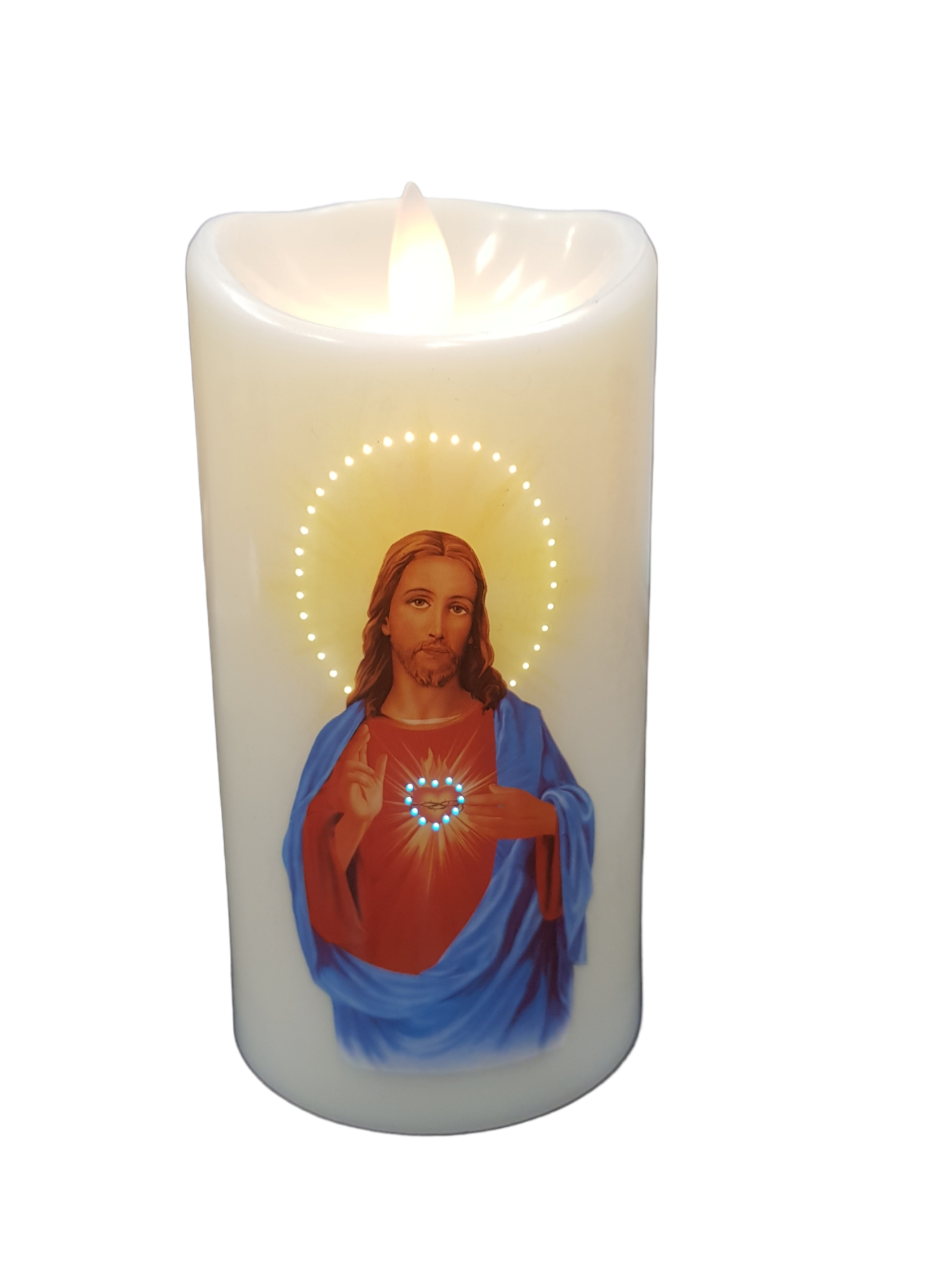 Sacred Heart Jesus Led Candle Battery / Usb Cable – Candlebarsydney